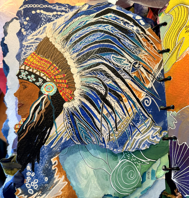 Indian-headdress-the-edges - Color Crazy