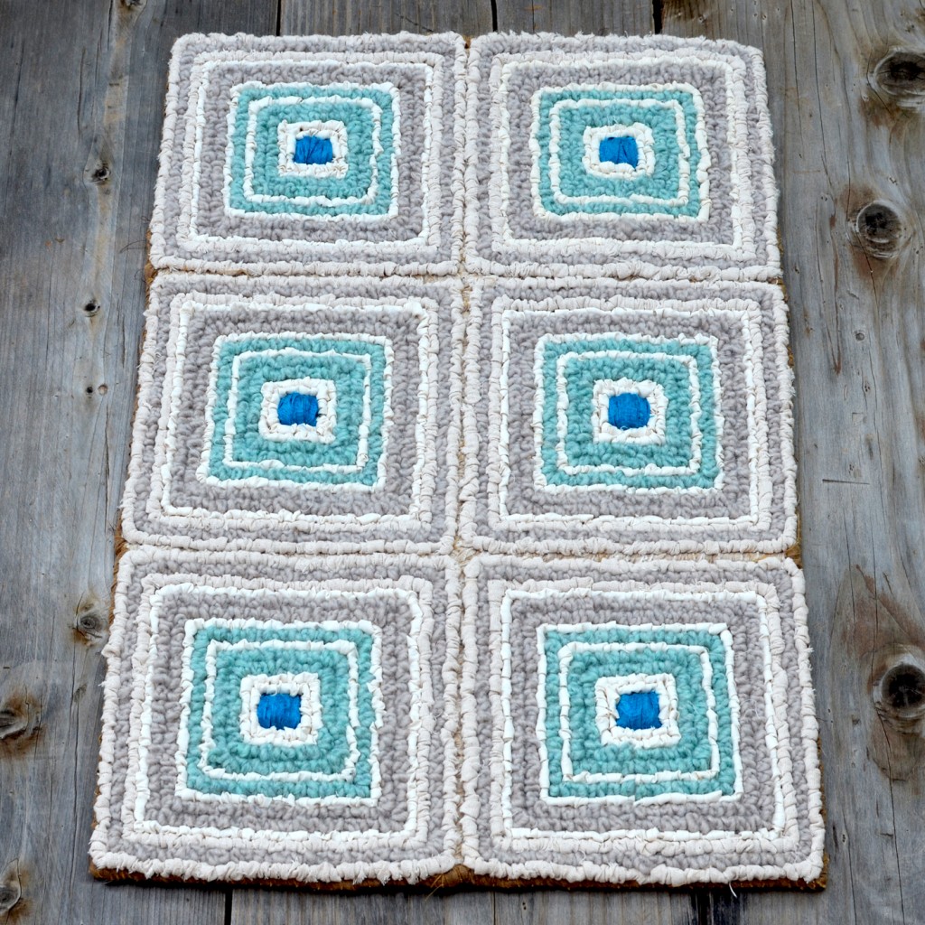 Locker Hooking a Rug with Varied Textures - Color Crazy