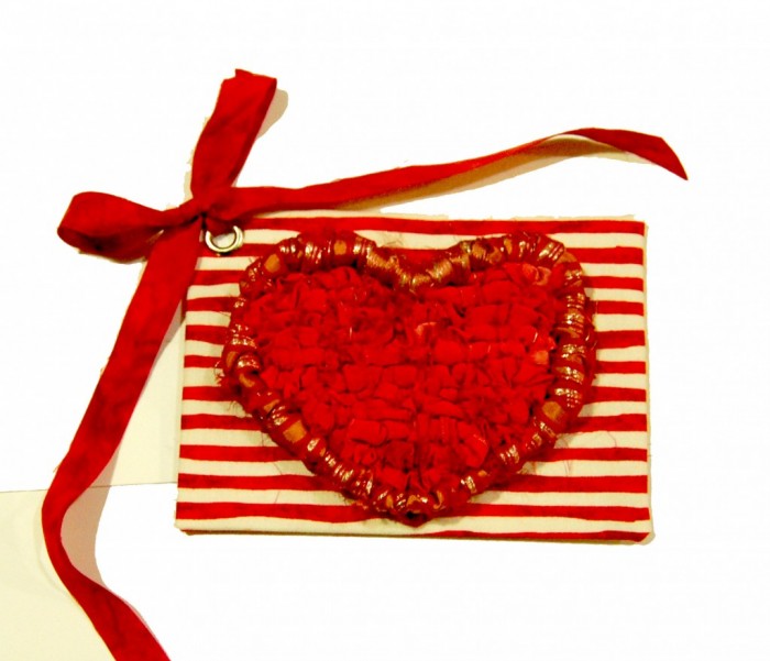 Silky Red Heart Card - Color Crazy